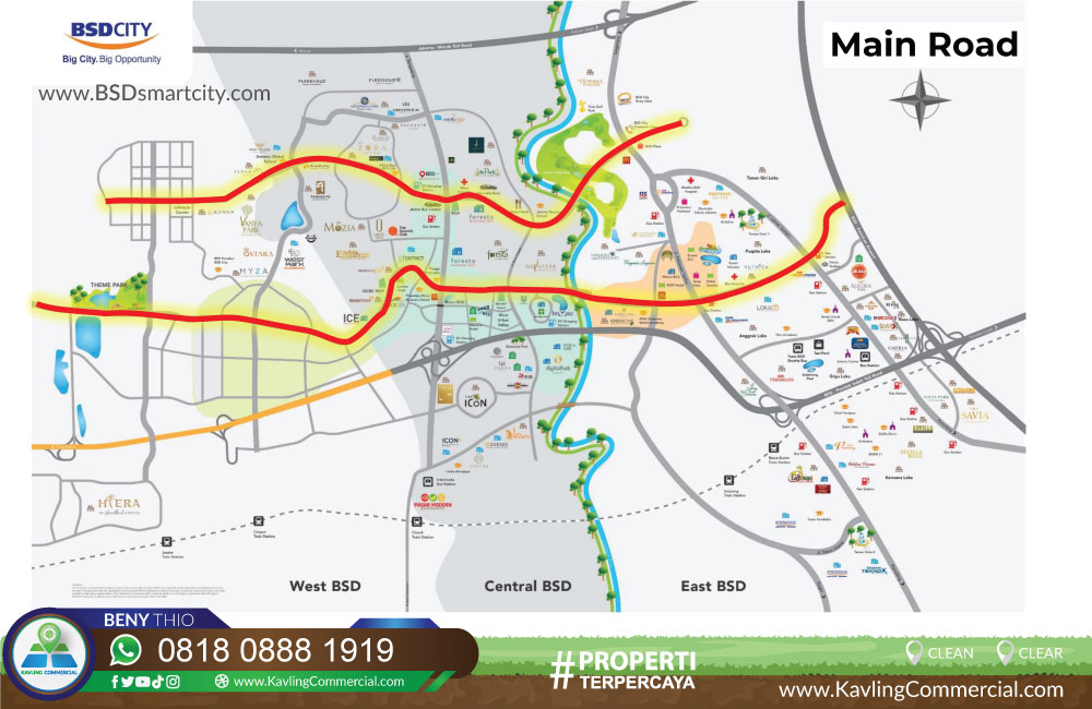Kavling Komersial Digital Hub BSD City (Mulai 3090m2) BSD Smart City ...